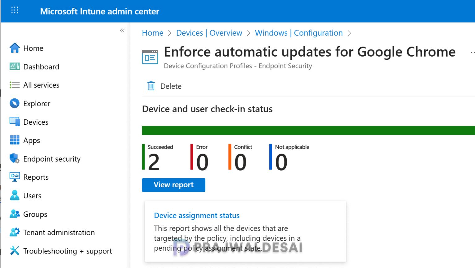 Automatically Update Google Chrome using Intune » Prajwal Desai