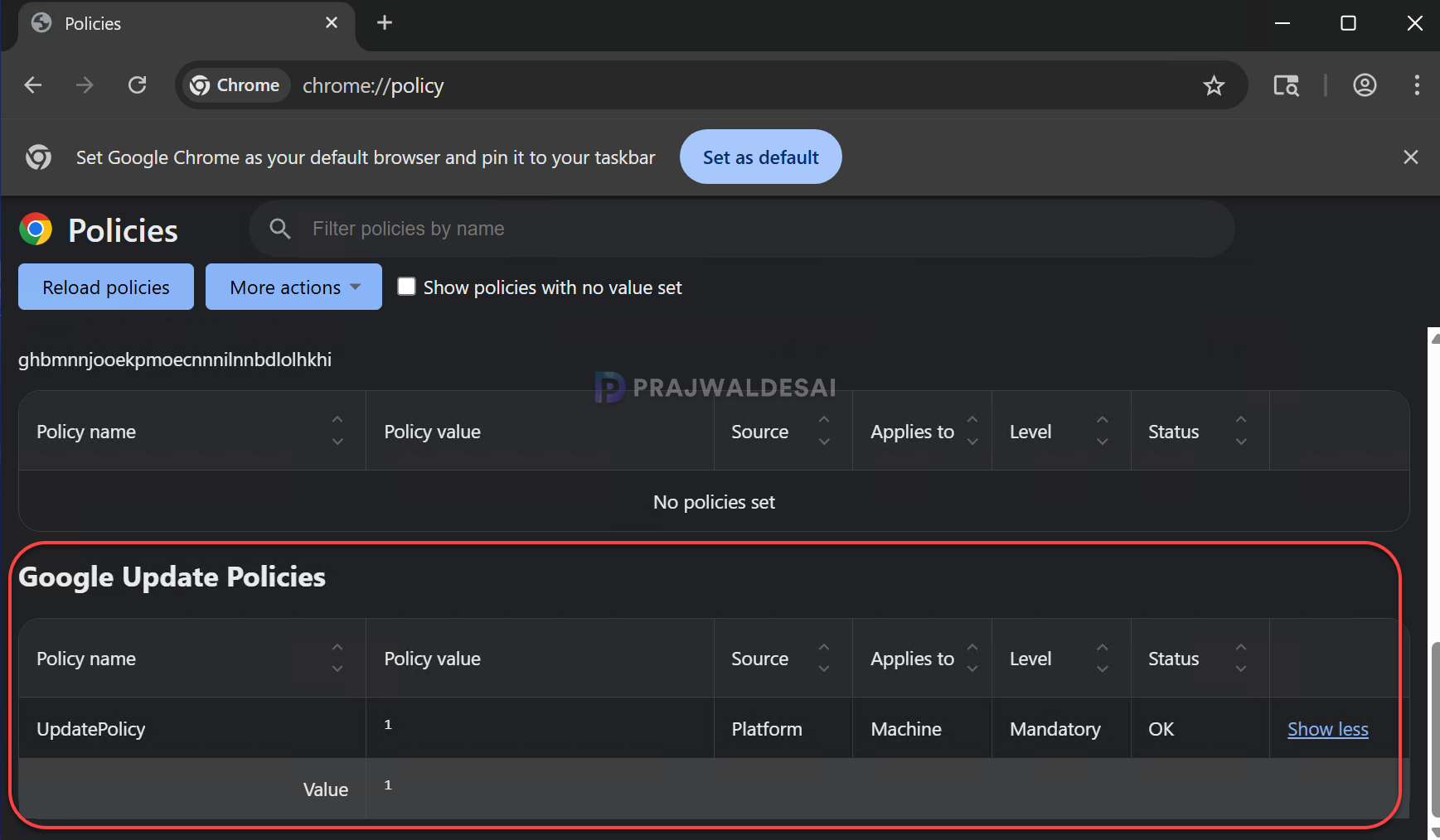Automatically Update Google Chrome using Intune » Prajwal Desai