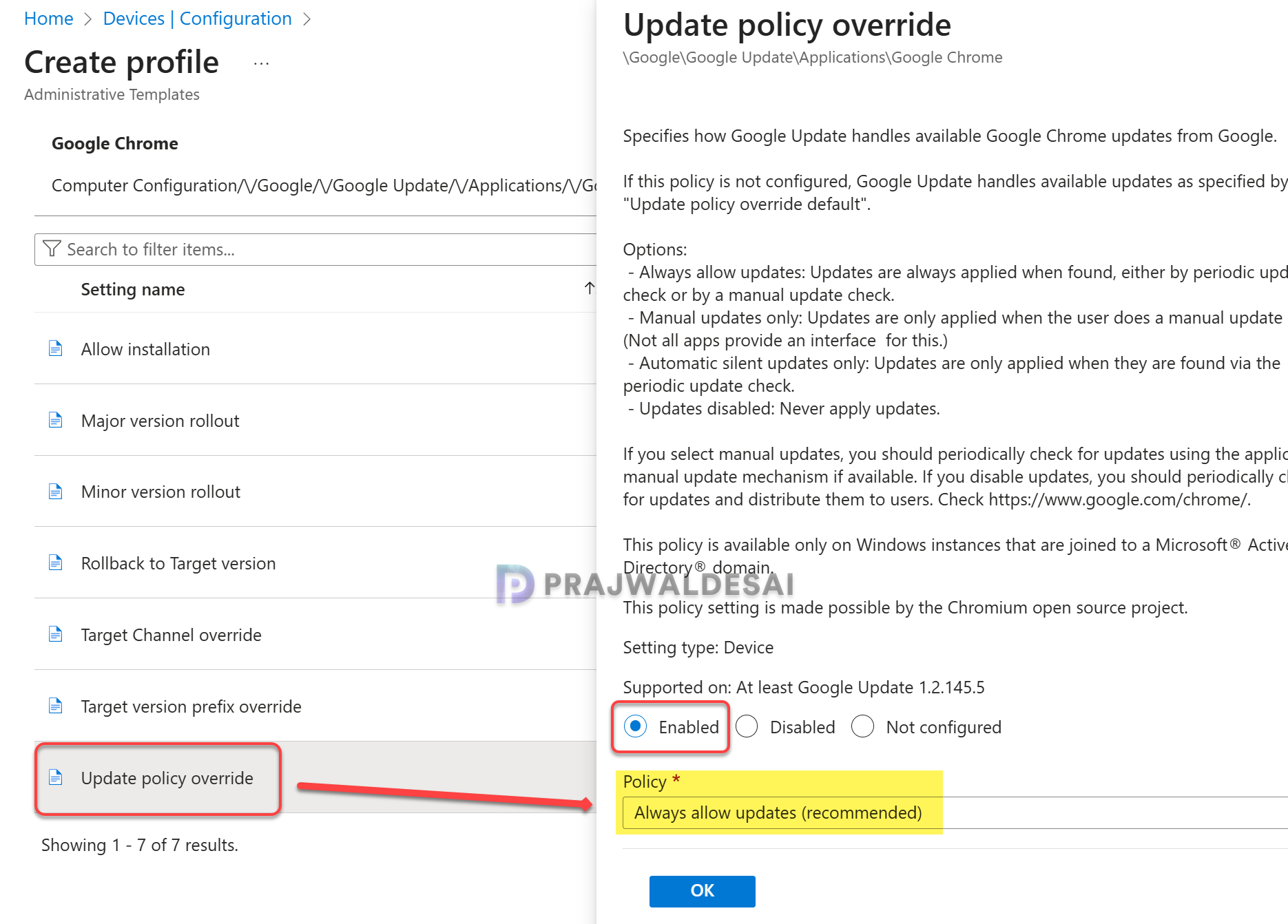 Automatically Update Google Chrome using Intune » Prajwal Desai