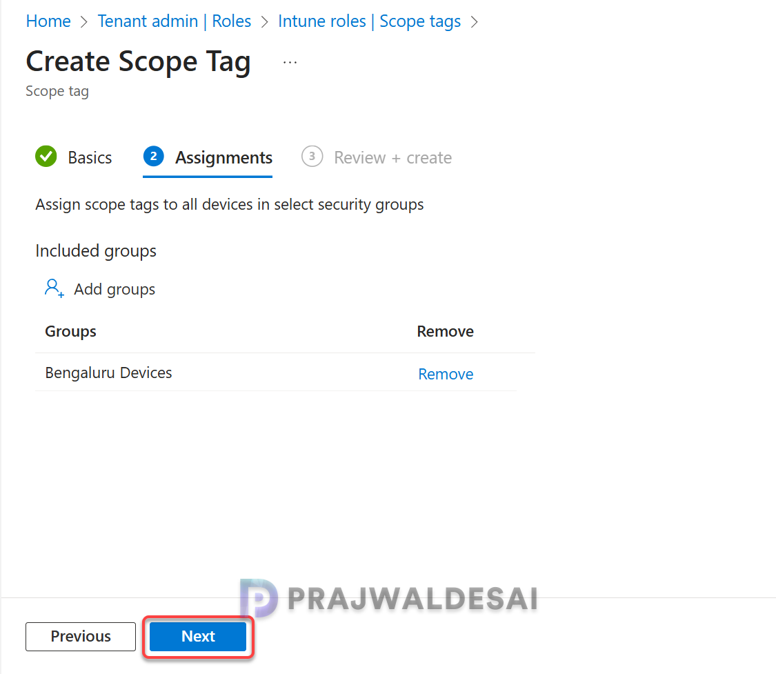 How to Create and Use Intune Scope Tags » Prajwal Desai