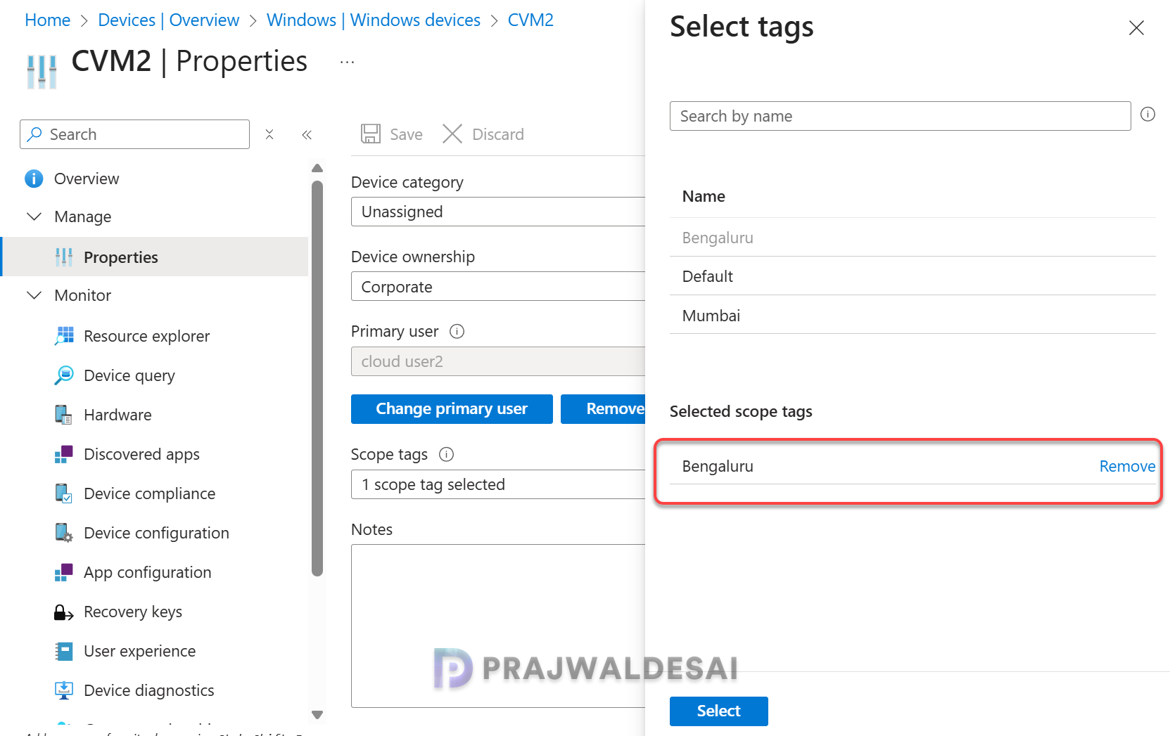How to Create and Use Intune Scope Tags » Prajwal Desai