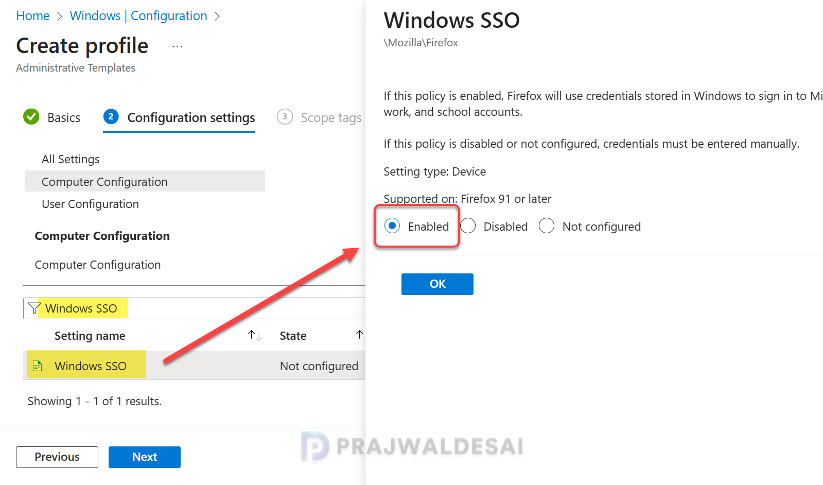 How to Enable Firefox SSO using Intune » Prajwal Desai