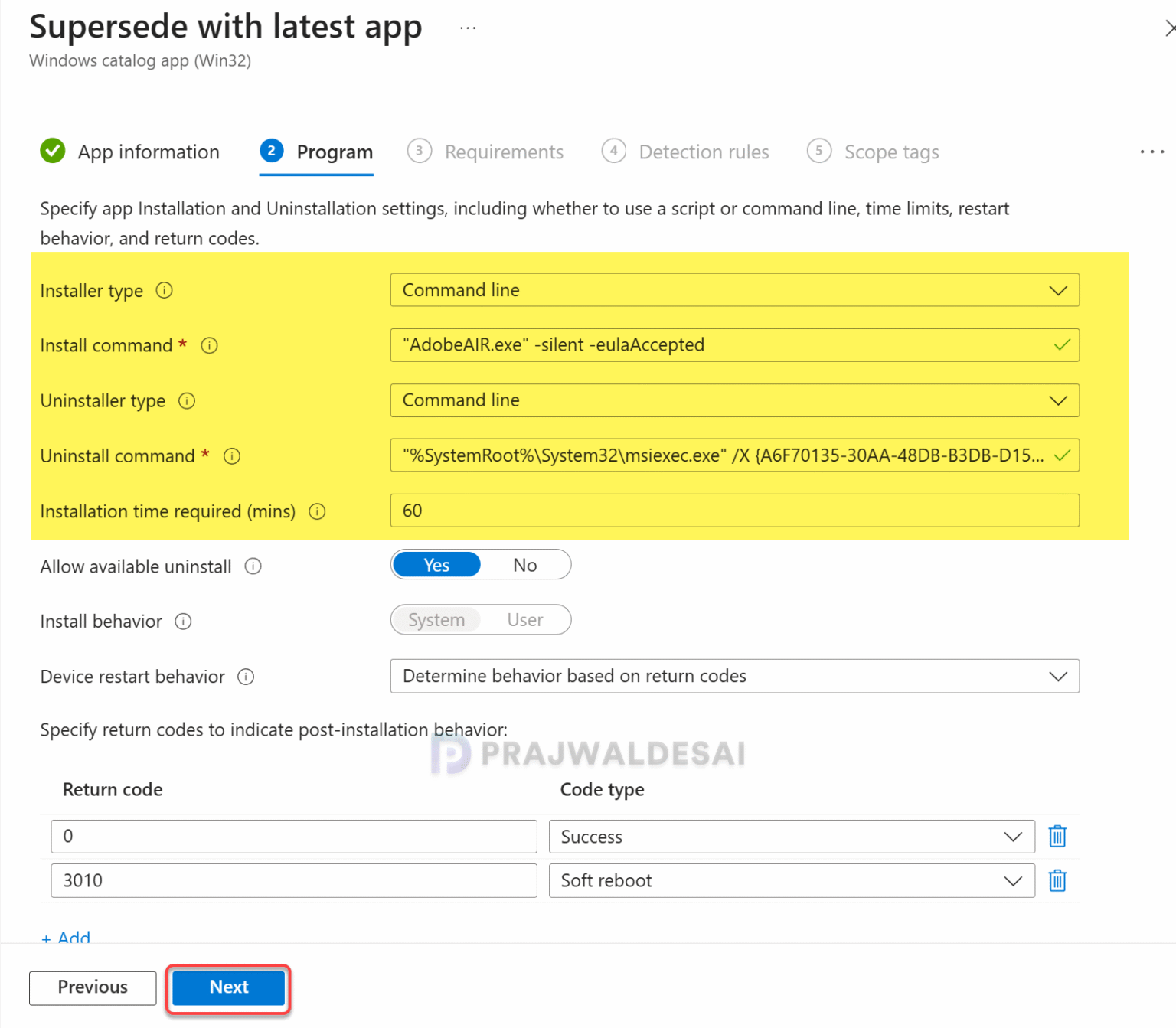 Update Enterprise App Catalog Apps in Intune » Prajwal Desai