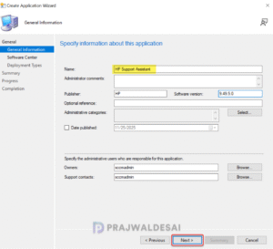 HP Support Assistant Deployment using SCCM » Prajwal Desai