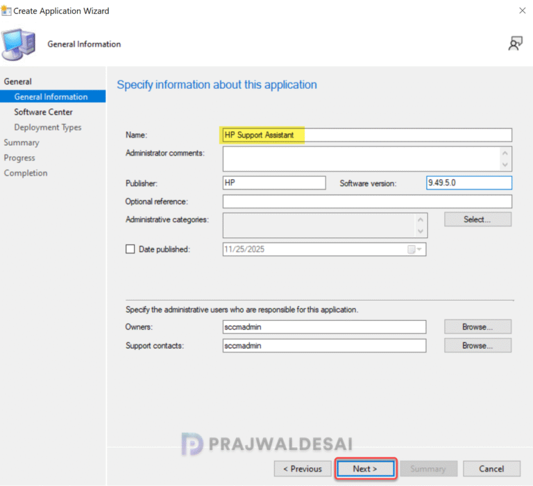 HP Support Assistant Deployment using SCCM » Prajwal Desai
