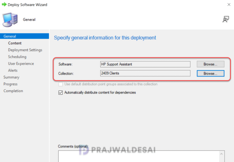 HP Support Assistant Deployment using SCCM » Prajwal Desai