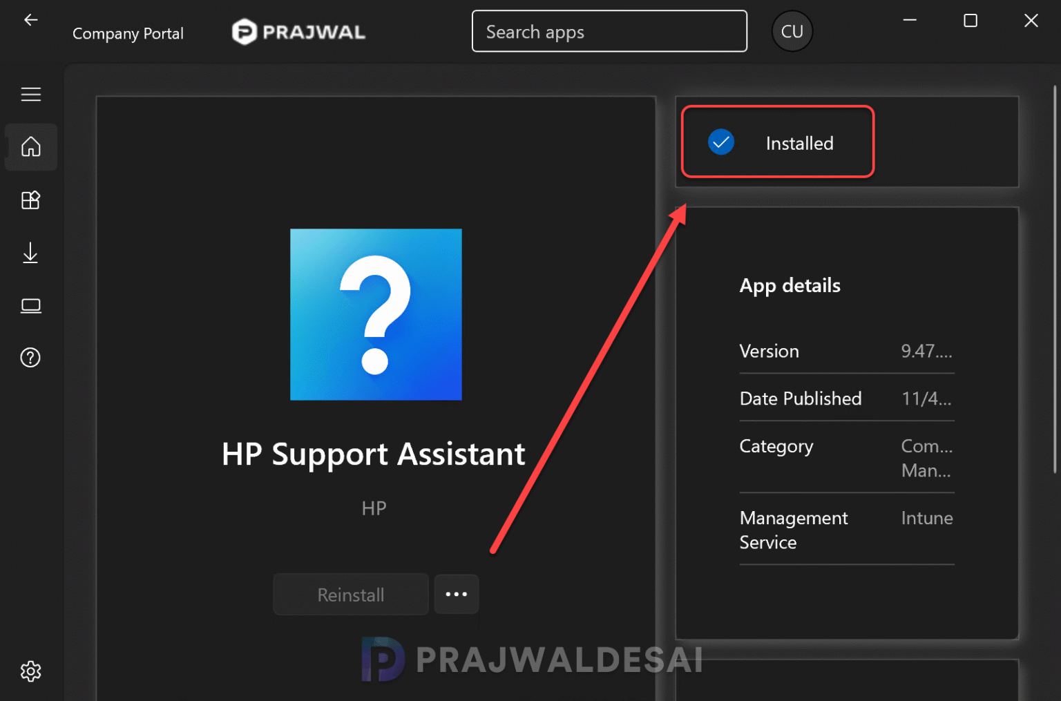 Deploy HP Support Assistant using Intune » Prajwal Desai