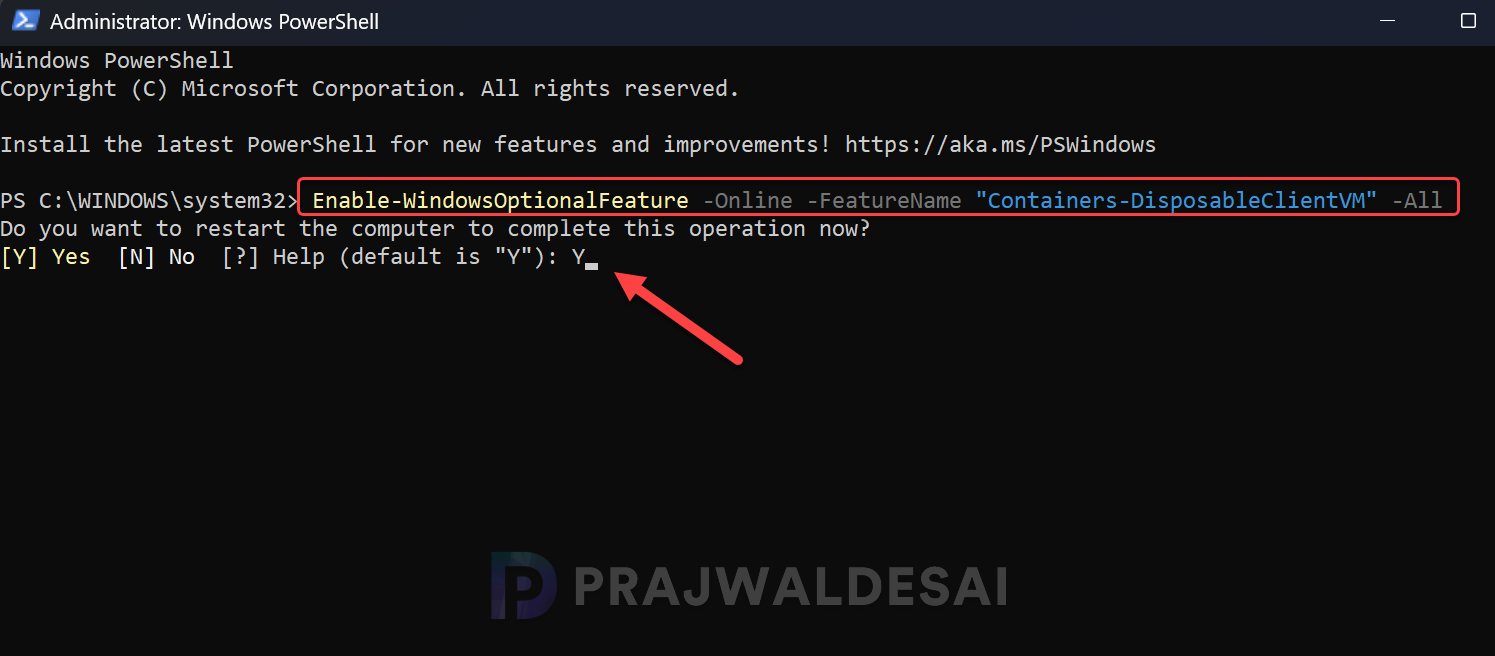5 Ways to Enable or Disable Windows Sandbox in Windows 11 » Prajwal Desai