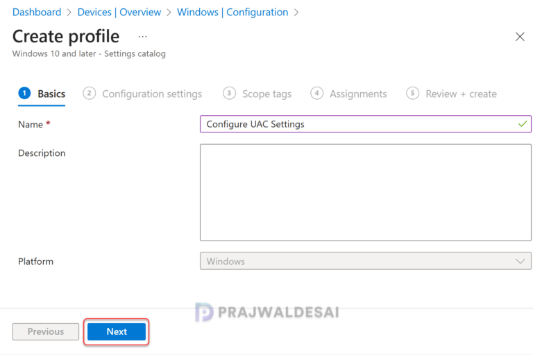 Configure UAC (User Account Control) using Intune » Prajwal Desai