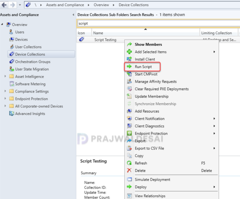 Step-by-Step Guide to Deploy PowerShell Scripts using SCCM » Prajwal Desai