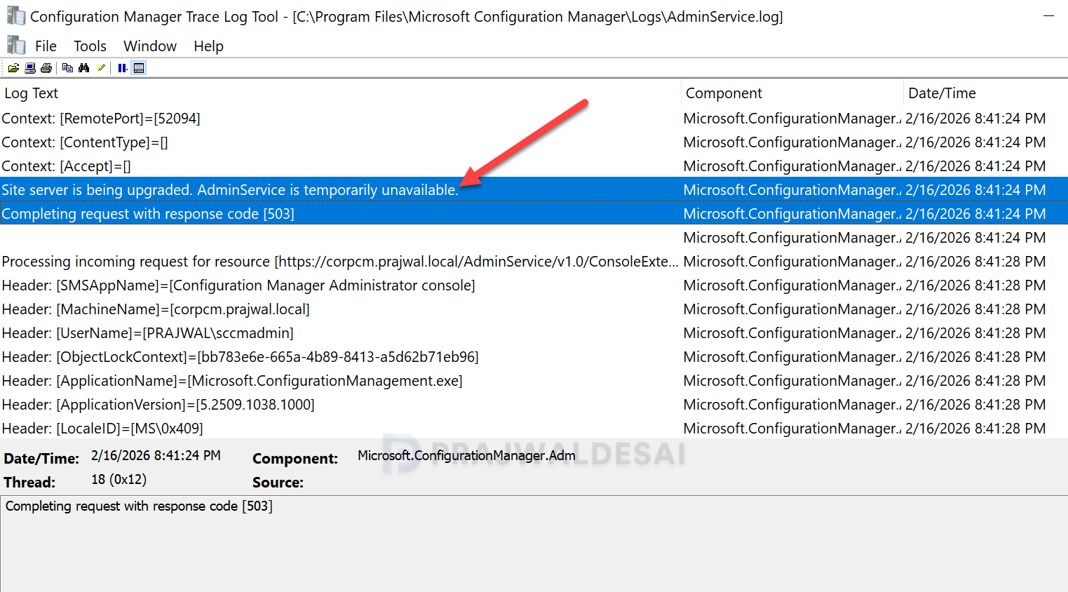 Fix SCCM Administration Service Is Unavailable » Prajwal Desai