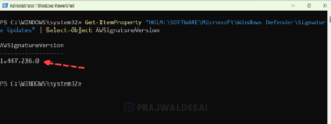 How to Check Defender AV Signature Version [5 Best Ways] » Prajwal Desai